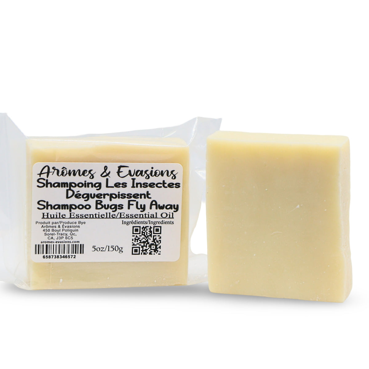 Arômes & Évasions | Soap Bar Shampoo 2 in 1 Cold Process Bugs Fly Away ...